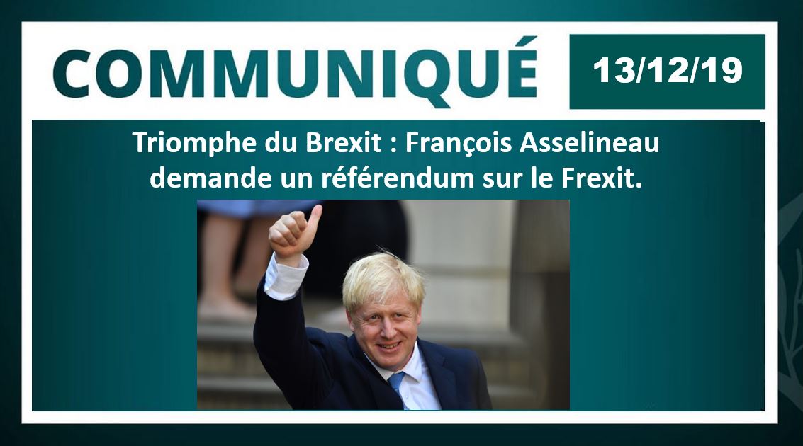 Triomphe du Brexit : François Asselineau demande un référendum sur le ...