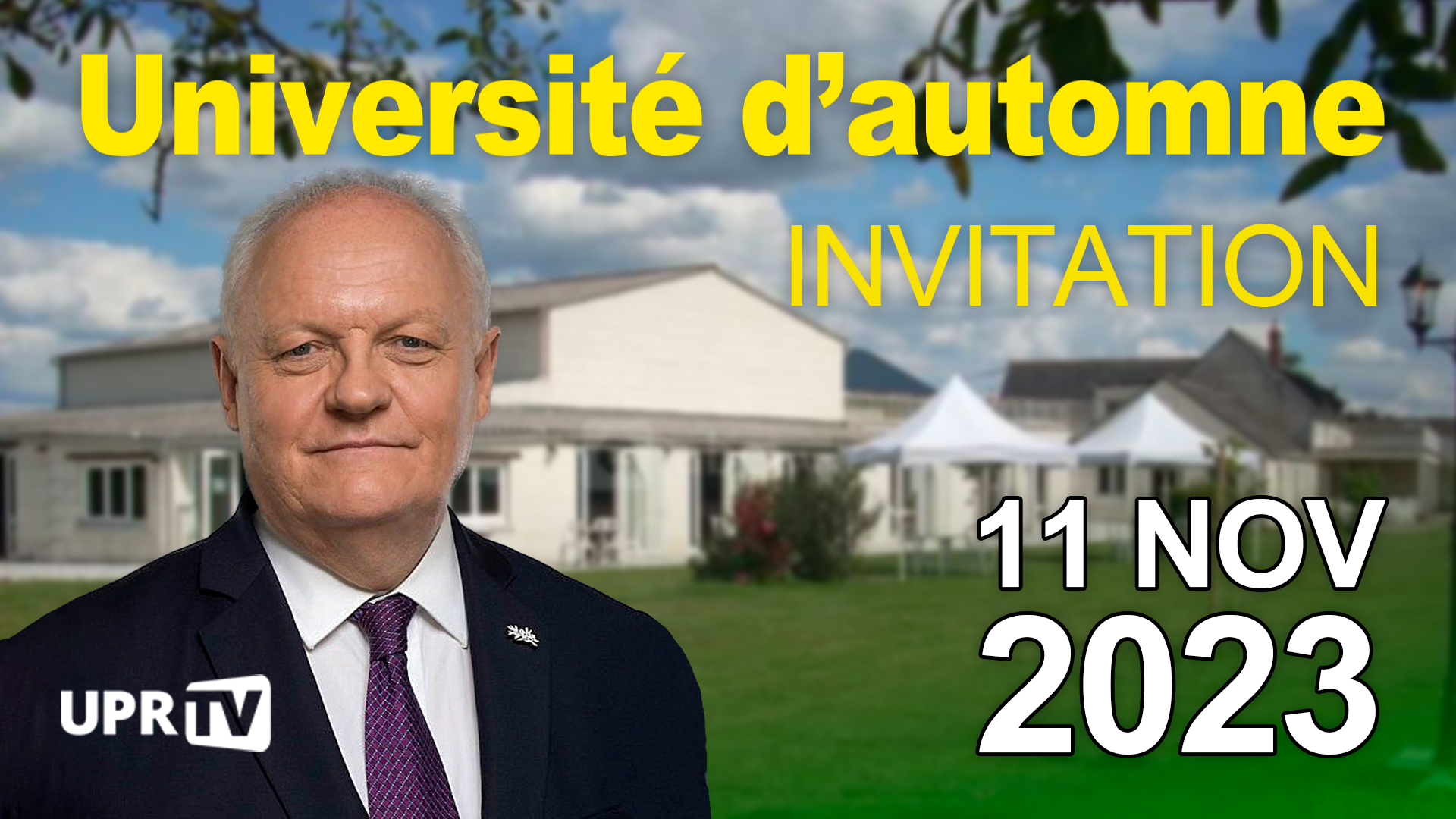 Université d'automne - INVITATION - 11 novembre 2023 - UPR